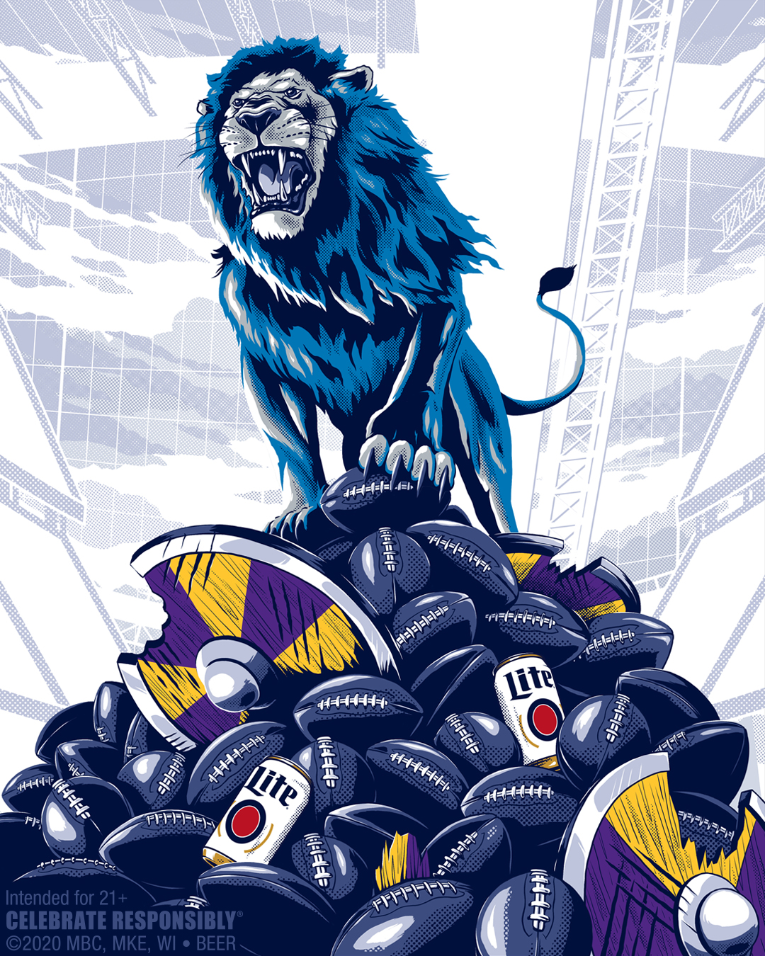NFL Social Campaign - Ryan Lynn Design LLC
