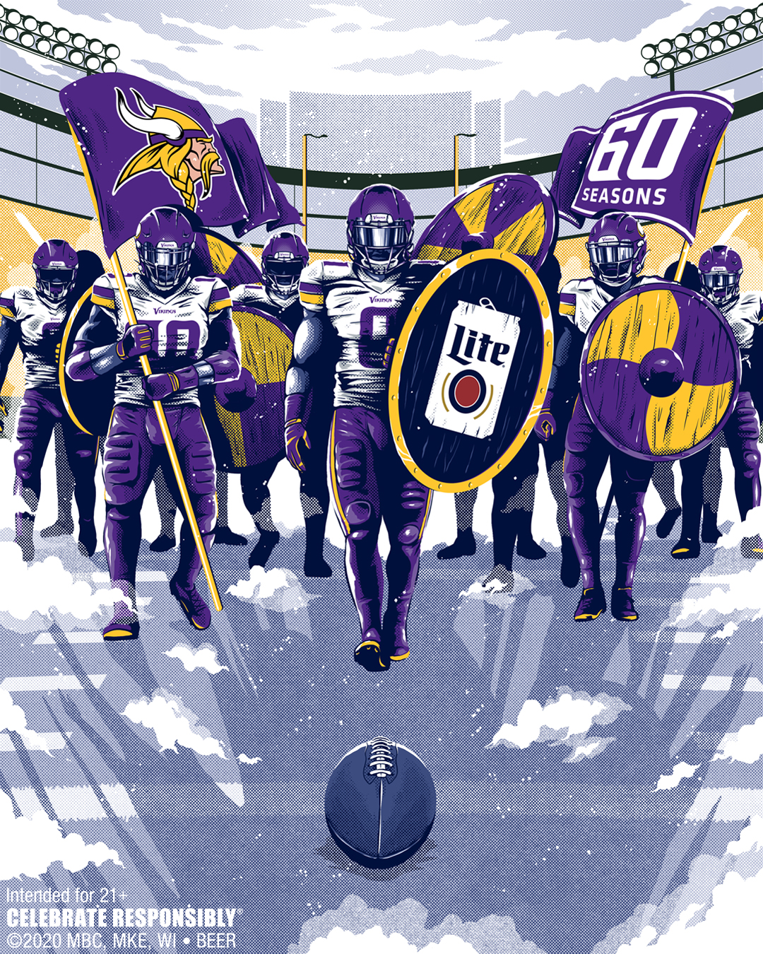 NFL Social Campaign - Ryan Lynn Design LLC