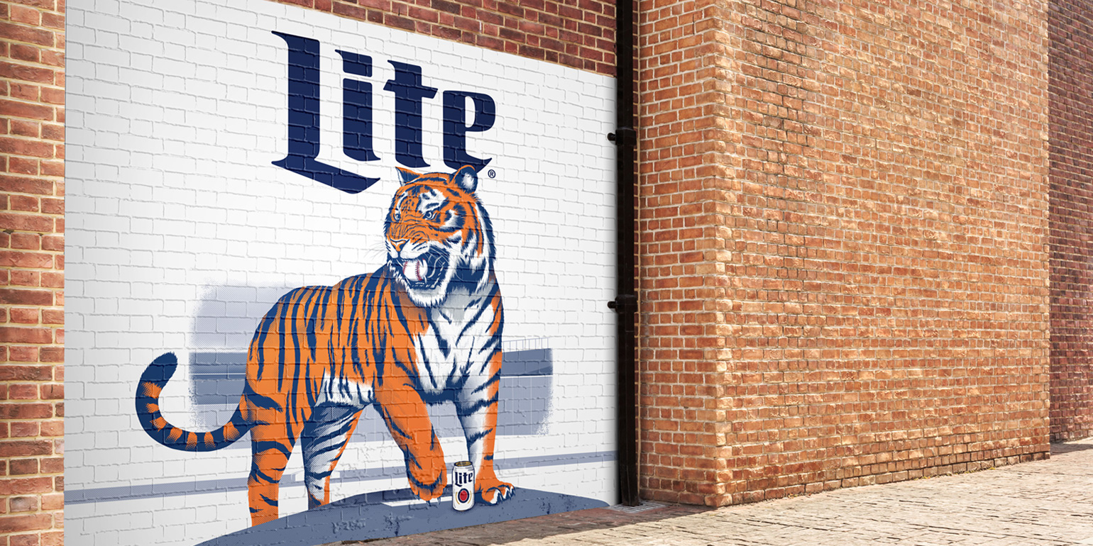 MLB Illustrations Miller Lite Campaign - Ryan Lynn Design & Illustration