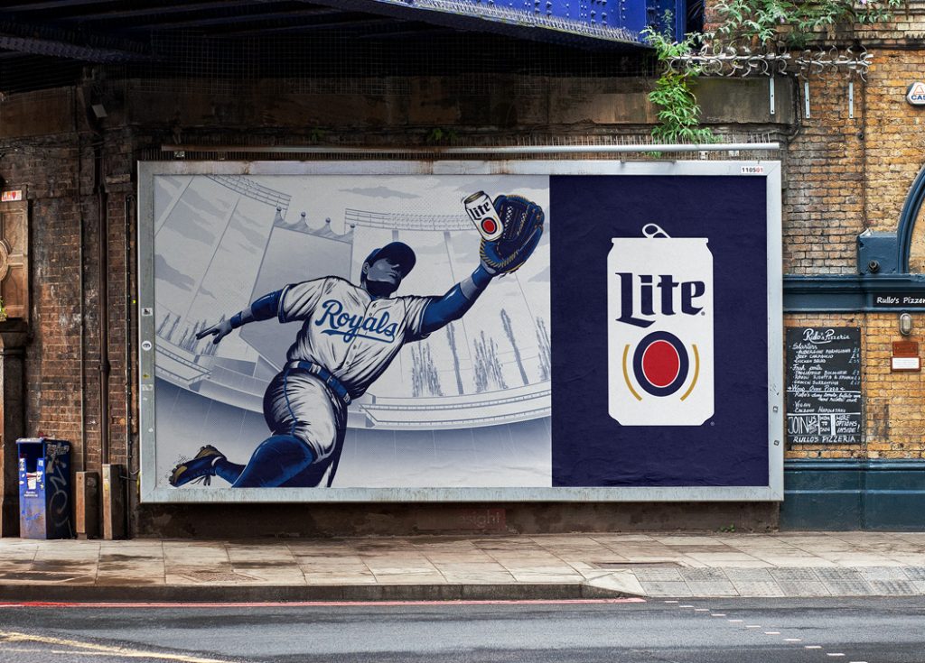 MLB Illustrations Miller Lite Campaign - Ryan Lynn Design & Illustration